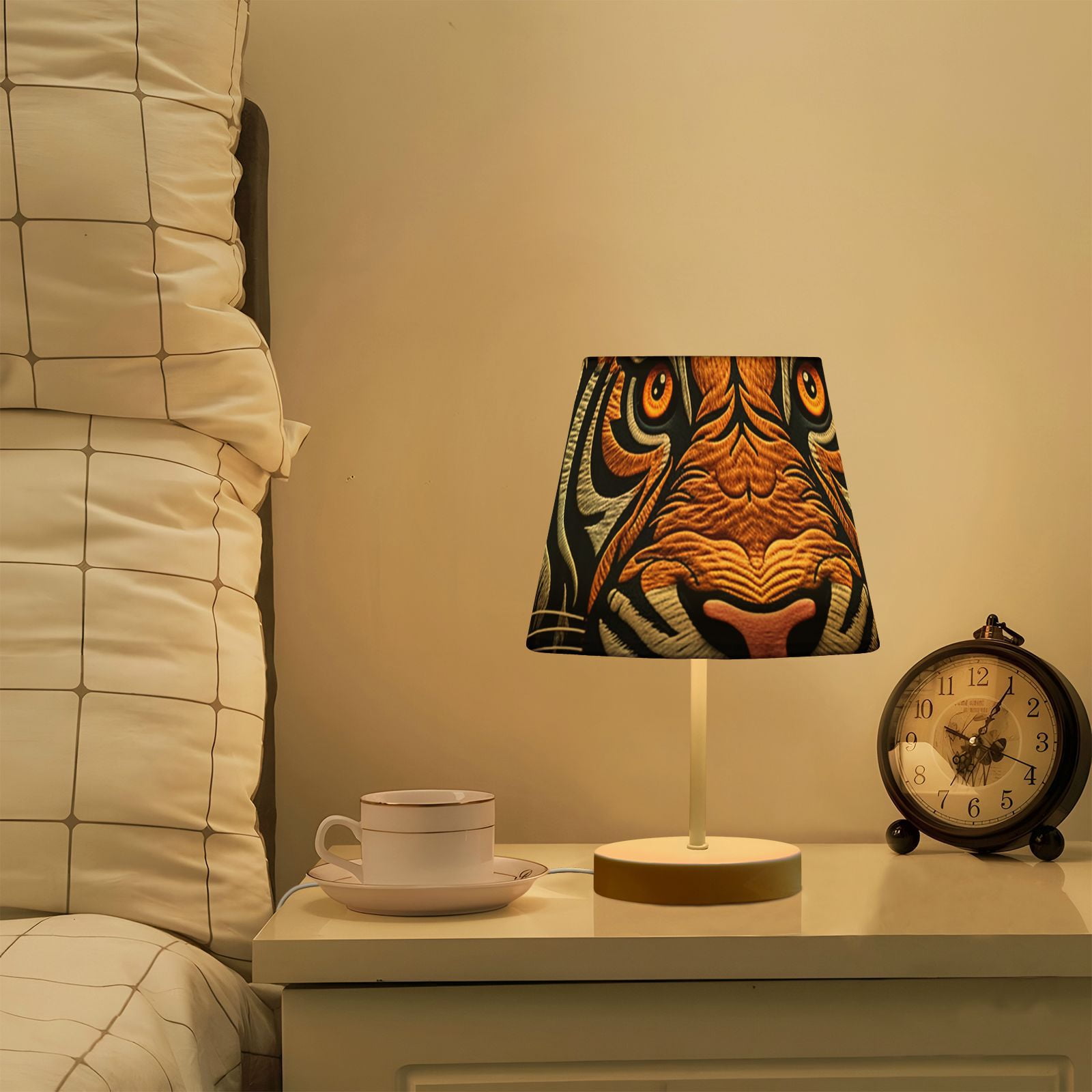 Tiger Head LED Desk Lamp Table Lamp USB Bedside Nightstand Small Lamp ...