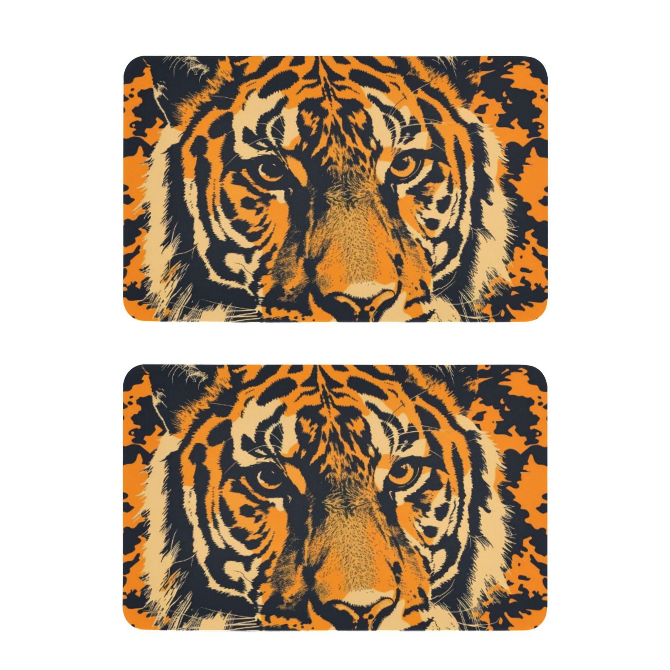 Tiger Head Refrigerator Magnet Stickers Square Fridge Magnetic for ...