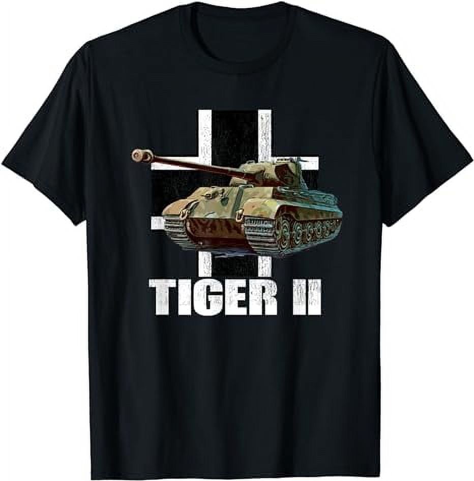 Tiger II German Heavy Tank WW2 Panzer Armored T-Shirt - Walmart.com