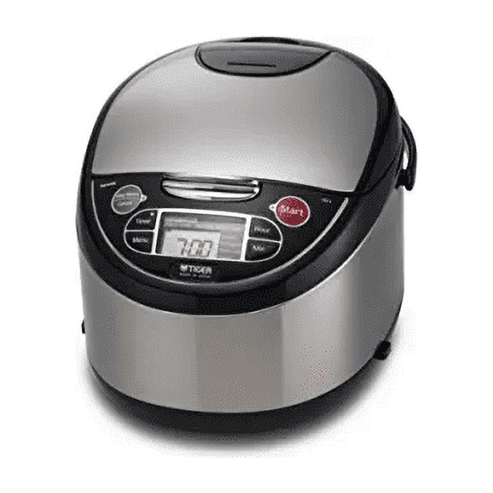 Tiger 10-Cup Micom Rice Cooker, Steamer & Slow Cooker, Stainless Steel ...