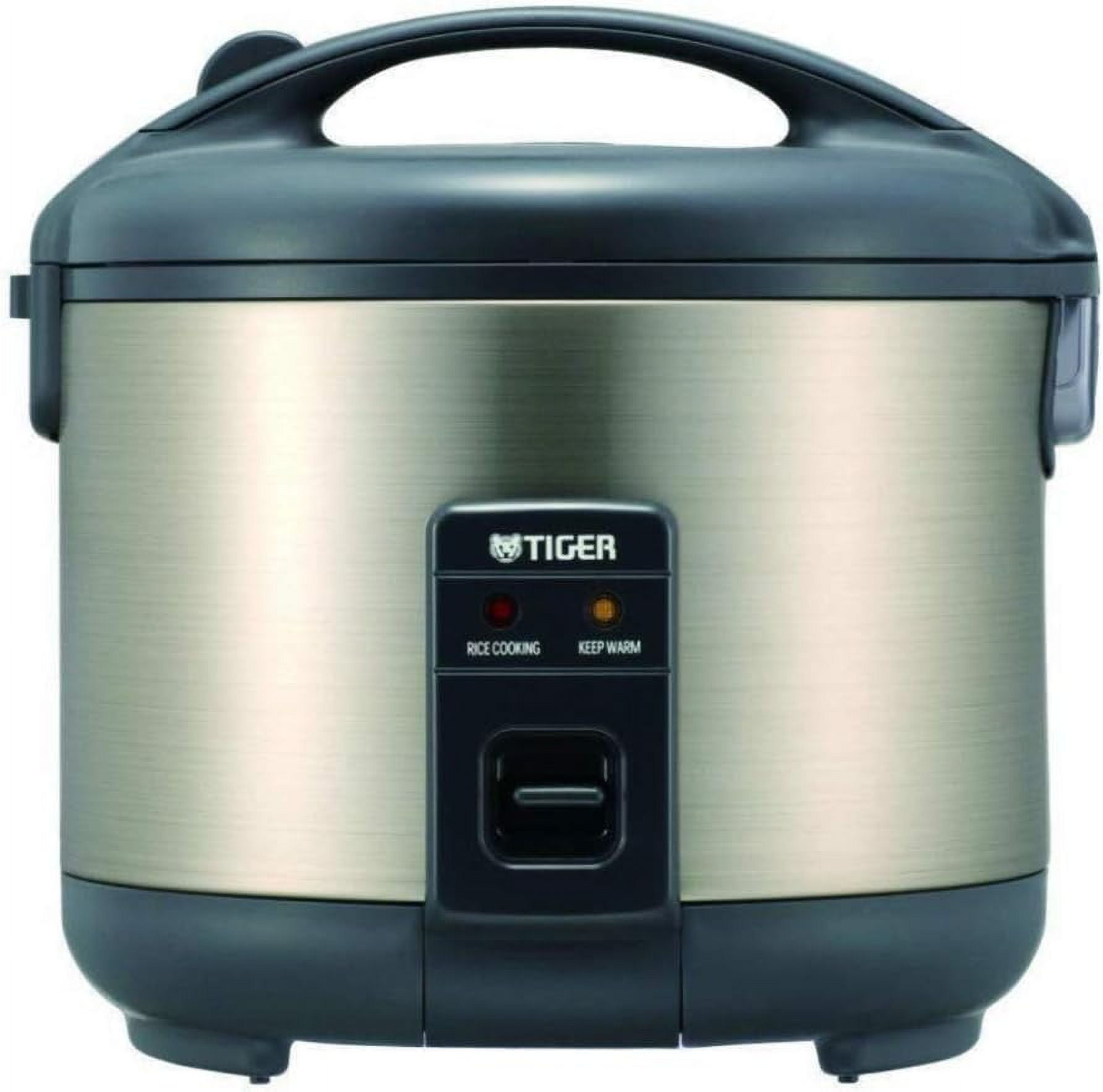 Tiger JNP-S18U-HU 10-Cup (Uncooked) Rice Cooker and Warmer, Stainless ...