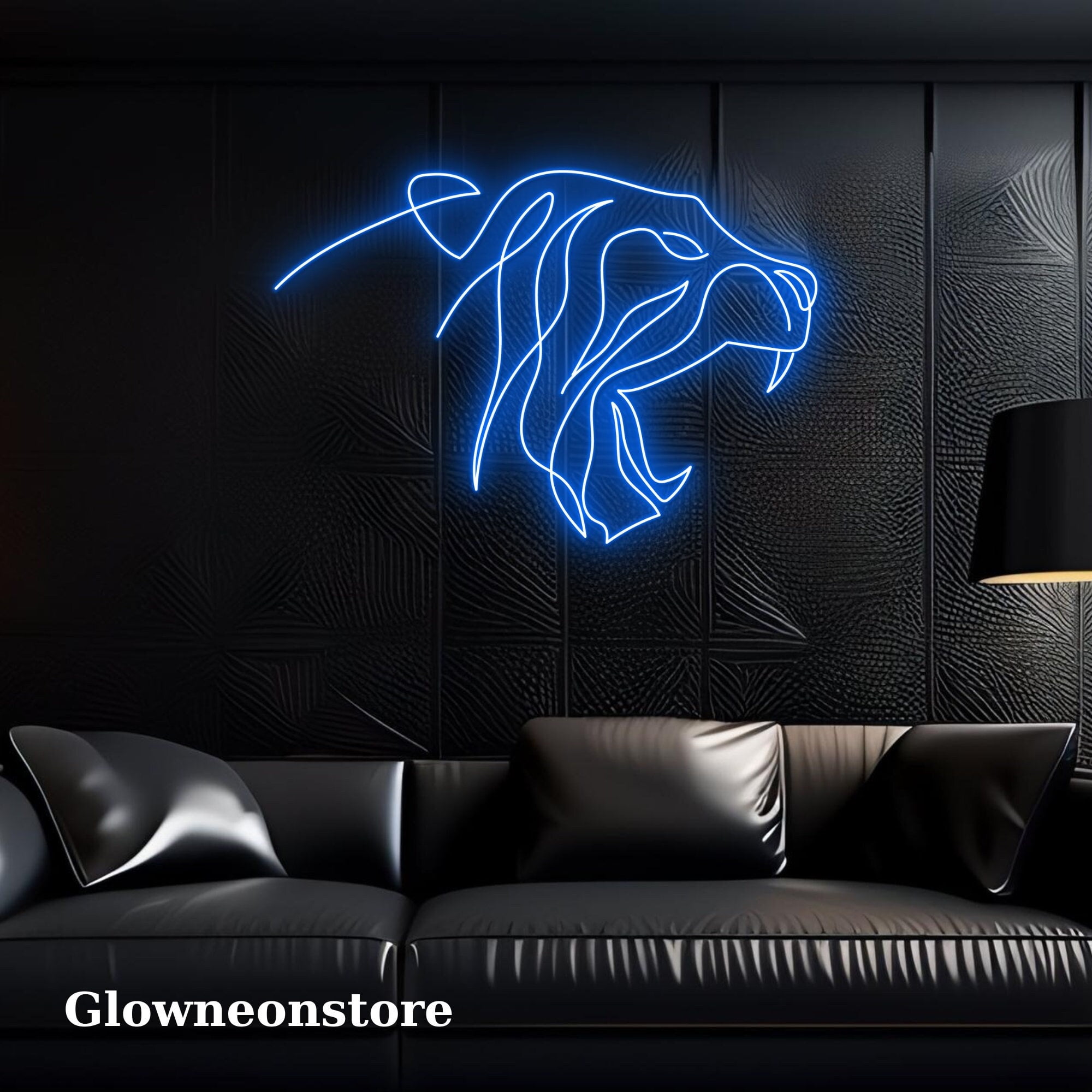 Tiger Led Neon Sign, Tiger Neon Light Sign, Tiger Neon Art, Handmade ...