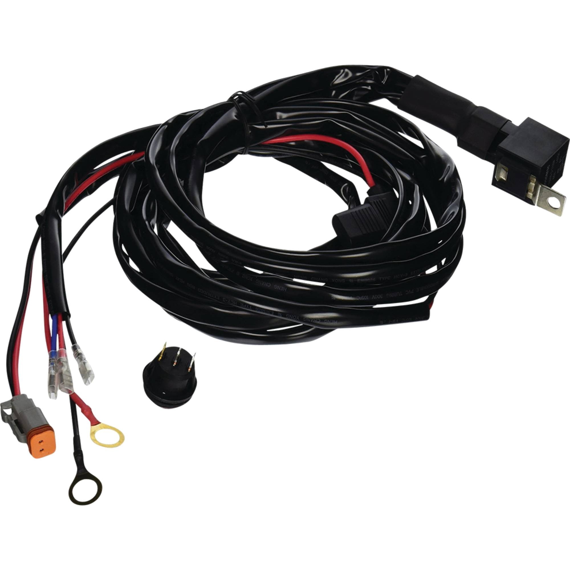 Tiger Lights Wire Harness with Single Deutsch Connectors TLWH1 Relay to ...