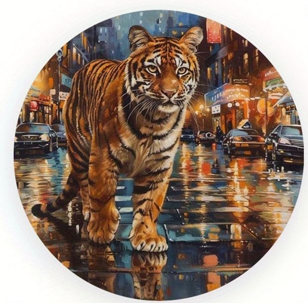 Tiger Metal Tin Sign are Poster Wall Decor New 12"x12" - Walmart.com