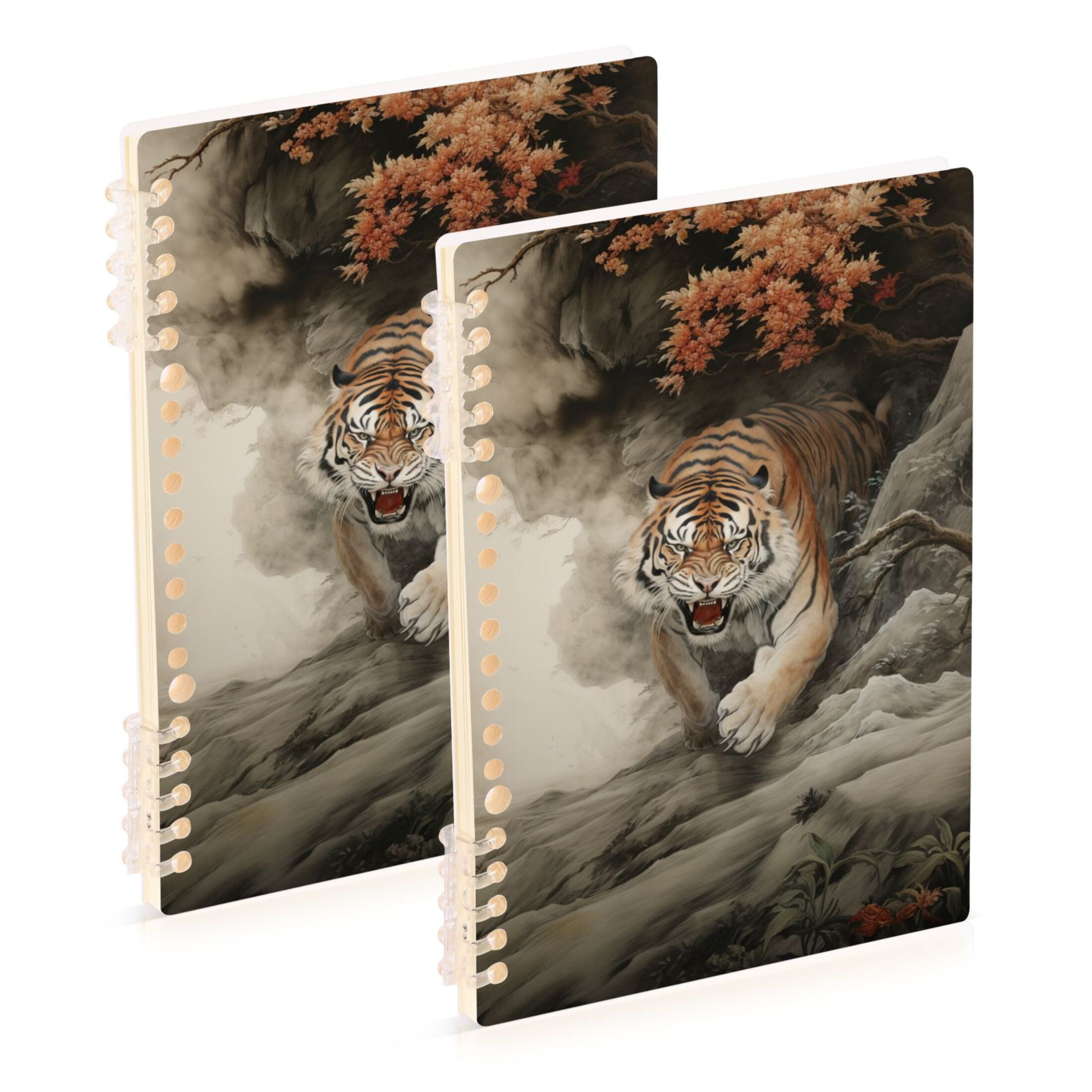 Tiger Mountain Trees Ring Binder Notebook Journey Note Diary College ...