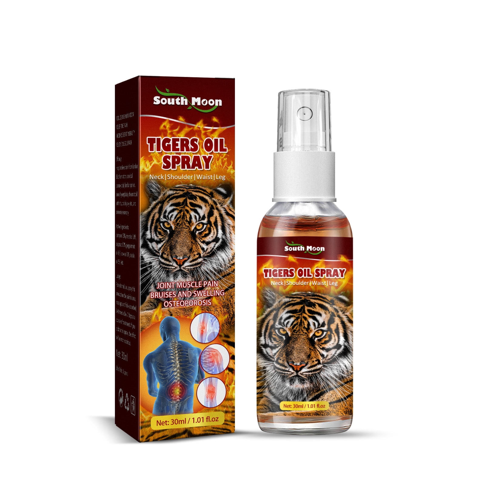 Tiger Oil Spray Massage Treatment to relieve joint and muscle pain ...