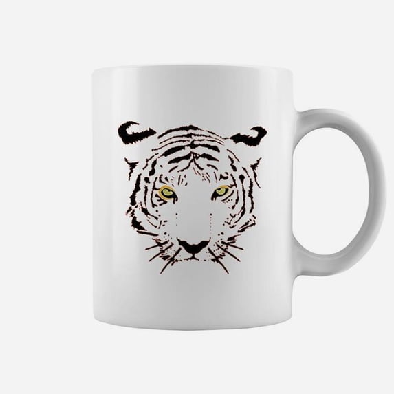 Tiger Orange Tiger Print Face Coffee Mug - Walmart.com