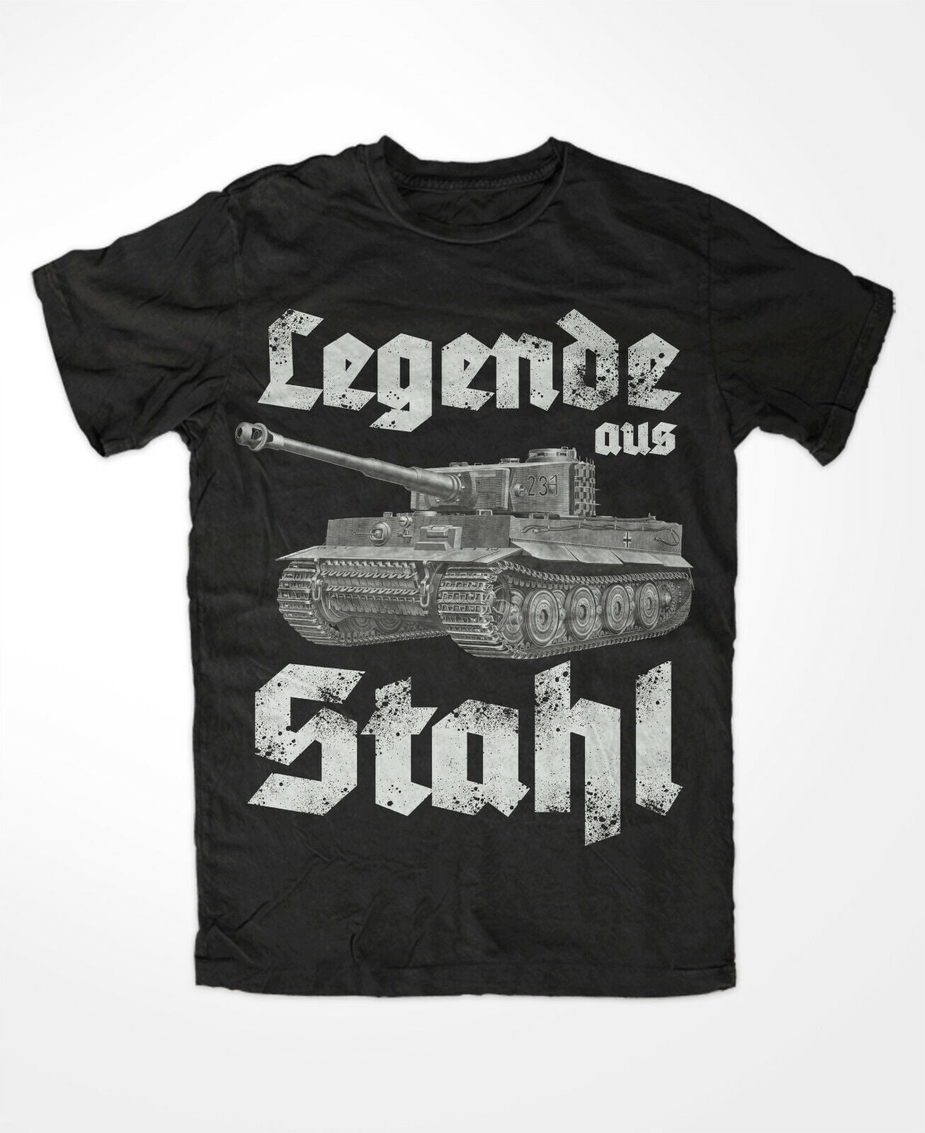 Tiger Panzer Legende aus Stahl T-Shirt Panzertruppe Königstiger BW ...