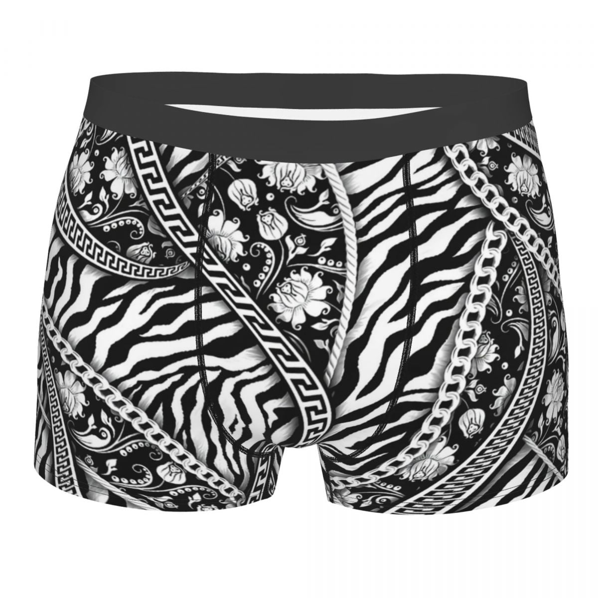 Tiger Pattern Boxer Shorts For Homme 3D Printed Male Animal Texture ...