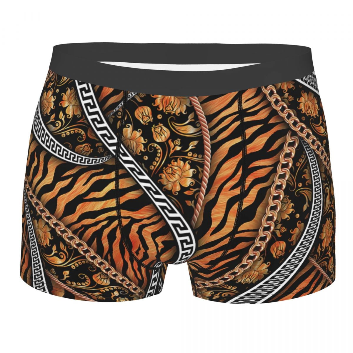 Tiger Pattern Boxer Shorts For Homme 3D Printed Male Animal Texture ...