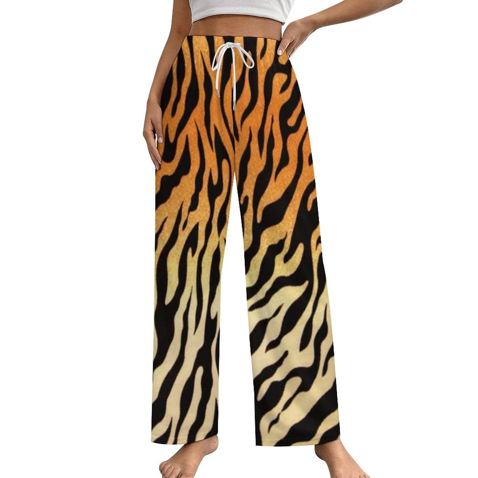 Tiger Pattern Women's Pajamas Pajama Pants Women's Sleepwear Lounge ...