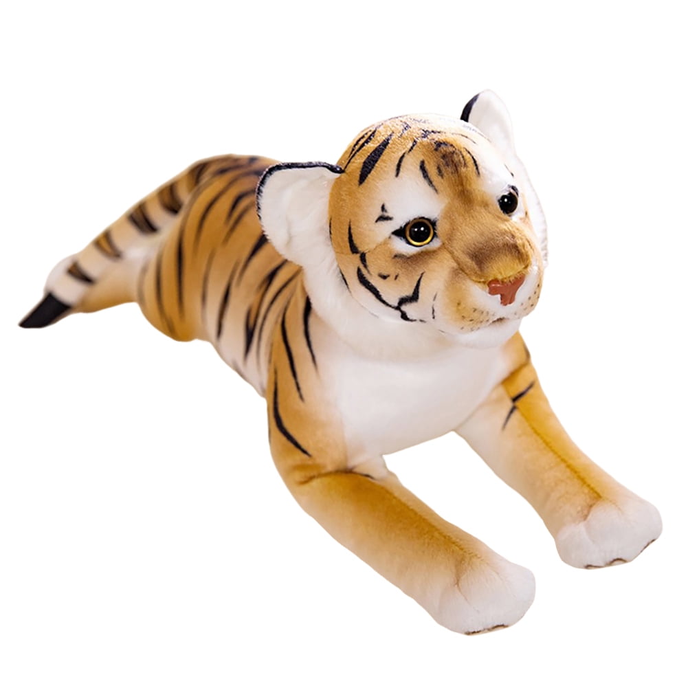 Tiger Plush Toy Plush Leopard Toy 50CM Tiger Plush Doll Animal Plush Toy Lying Tiger Stuffed Toy ...