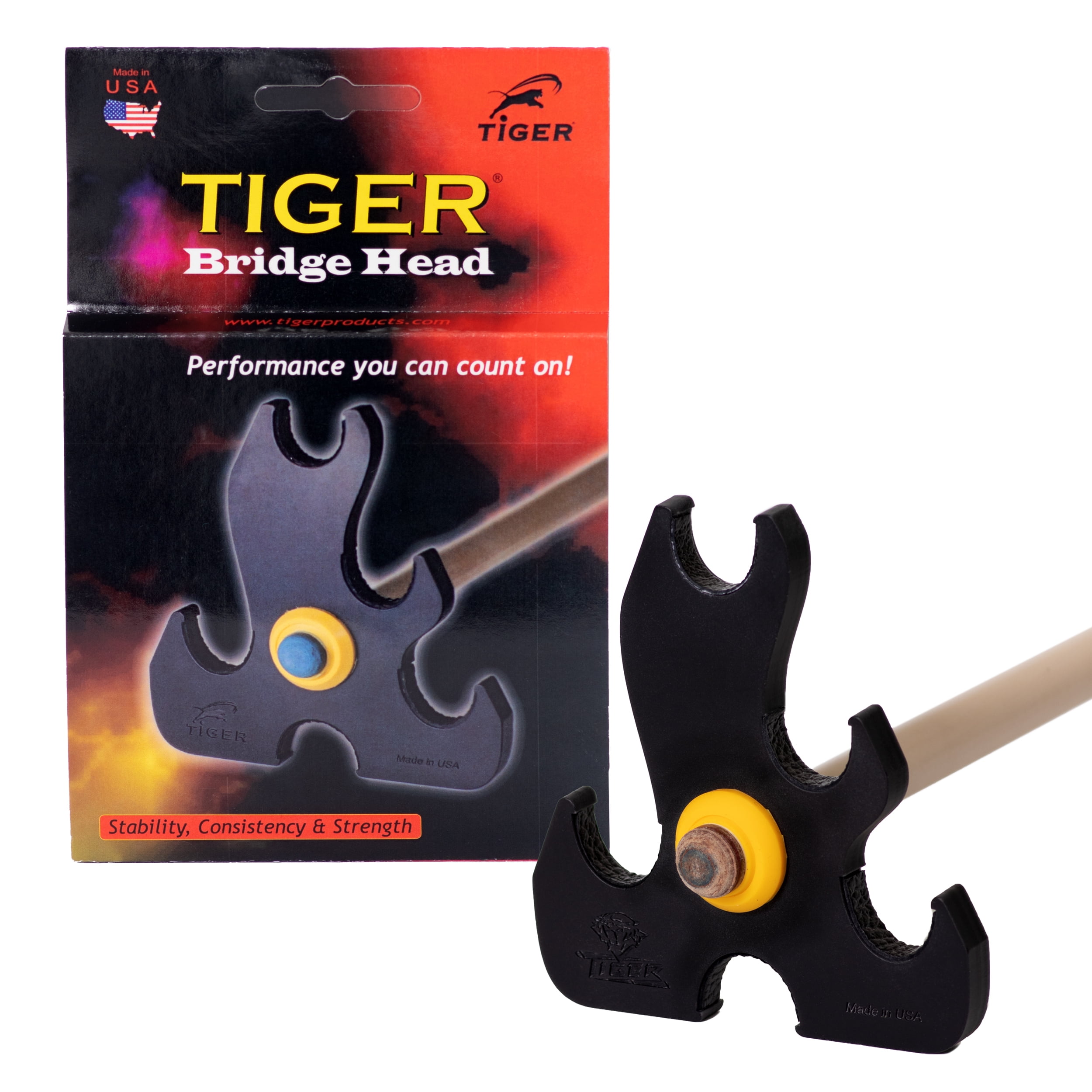 Tiger Pool Cue Billiard Bridge Head - Walmart Business Supplies