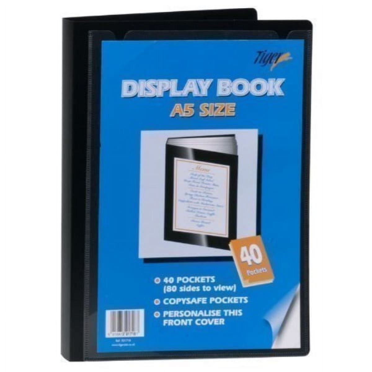 Tiger Presentation Display Book A5 40 Pockets [Pack 1] - Walmart.com