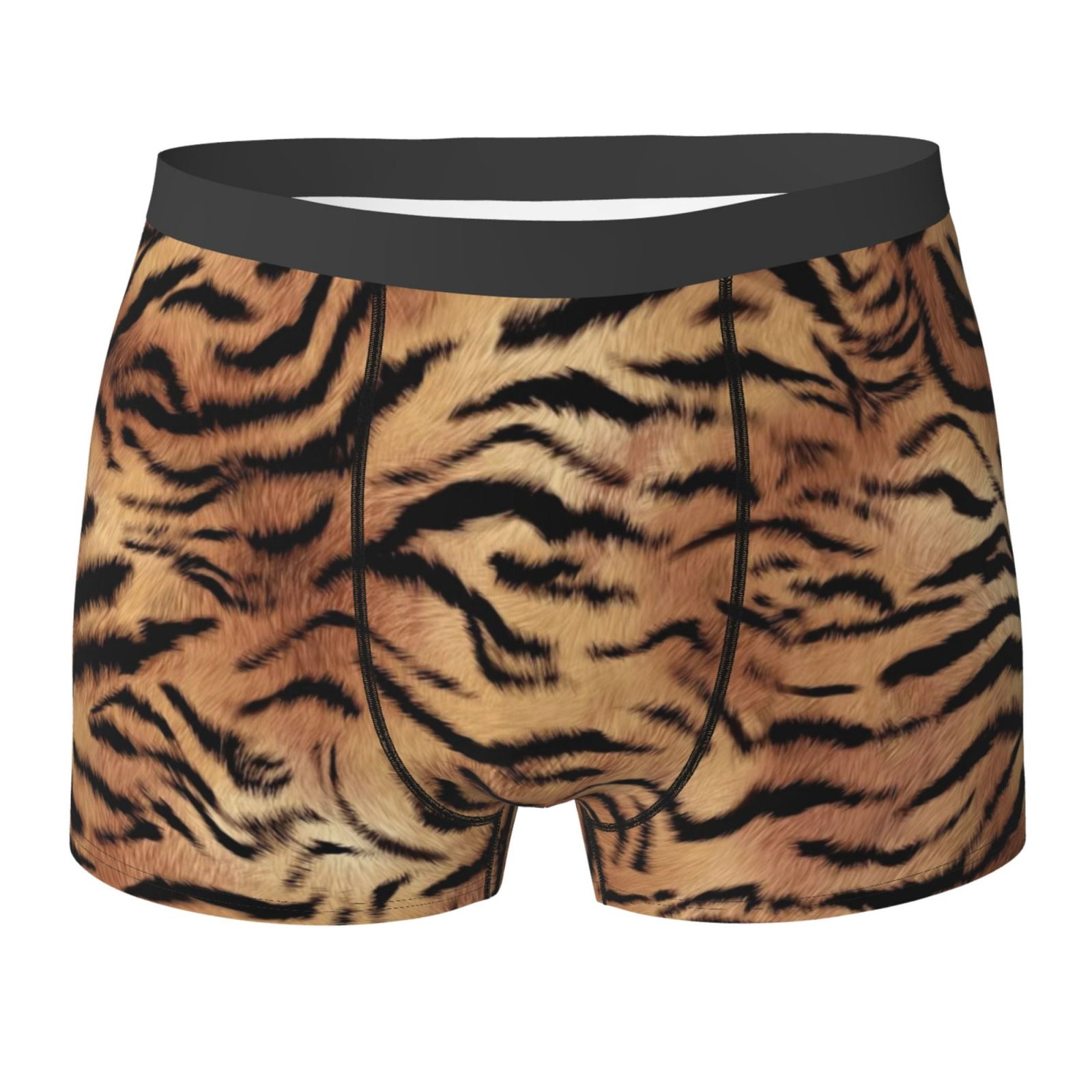 Tiger Print Underwear For Men,Soft Boxer Briefs - Comfortable And ...