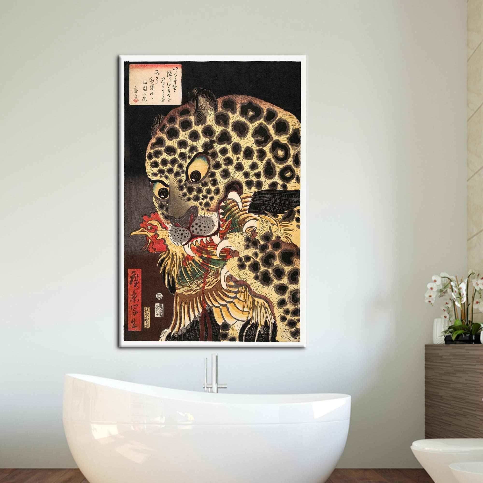 Tiger Printed, Japanese Tiger Printed, Famous Printed, Japanese Tiger ...