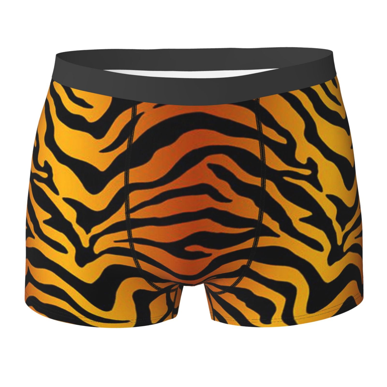 Tiger Prints Underwear For Men,Soft Boxer Briefs - Comfortable And ...