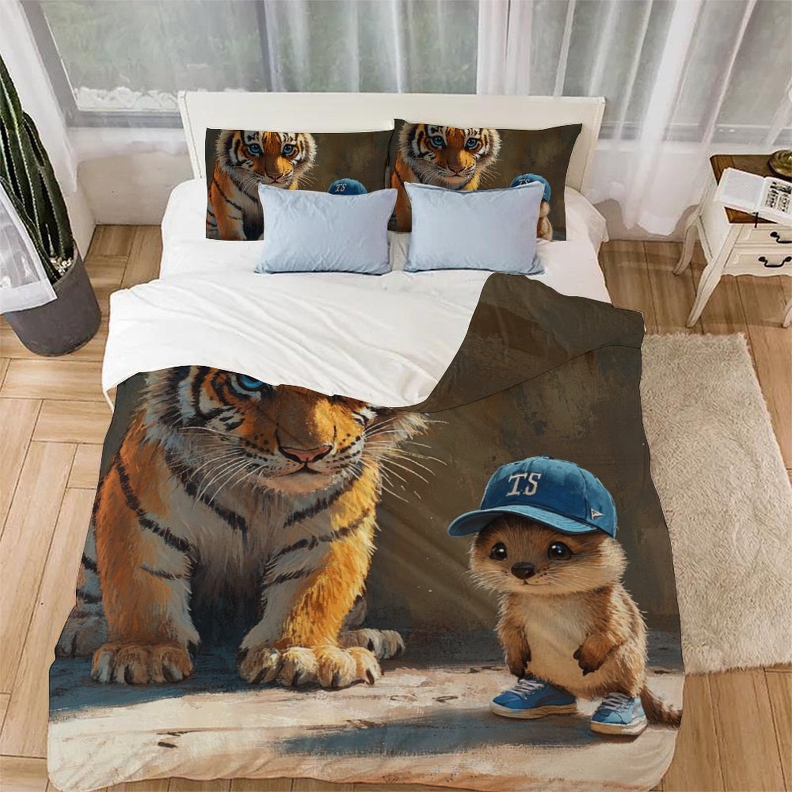 Tiger Quilt Cover 3D Printed Bedding Set Comforter Covers Duvet Cover 3 ...