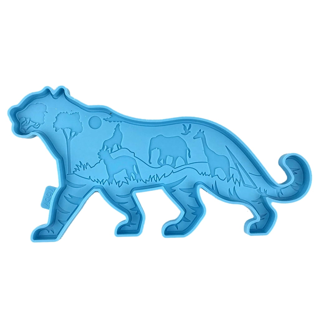 Tiger Resin Mold Silicone Wall Decor Mold Tiger Resin Epoxy Casting ...