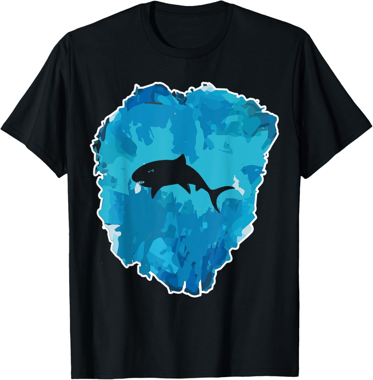 Tiger Shark in an Ice Block for Eternity T-Shirt men and women can wear ...