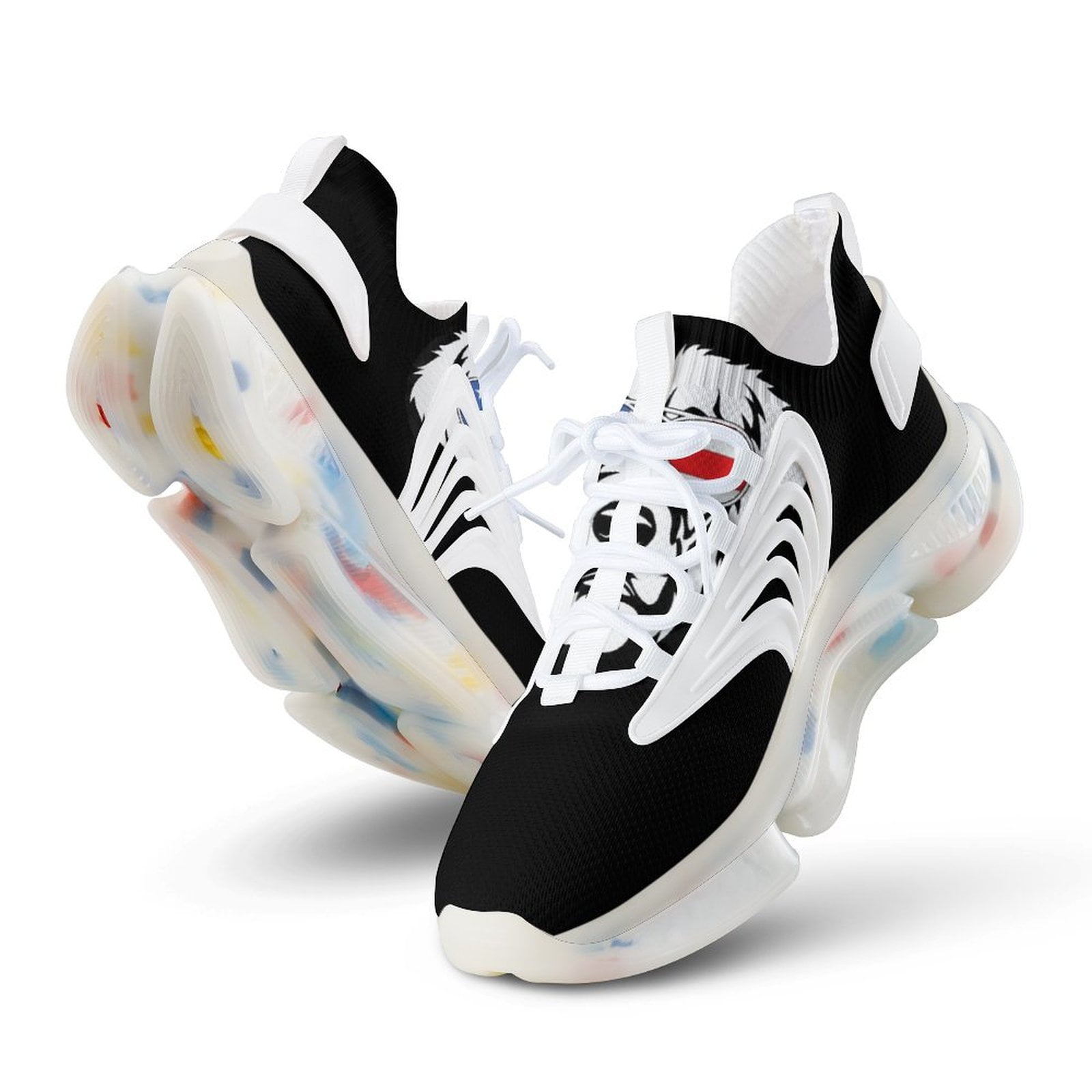 Tiger Skin Texture Walking Shoes for Men Woman Lightweight Tennis ...