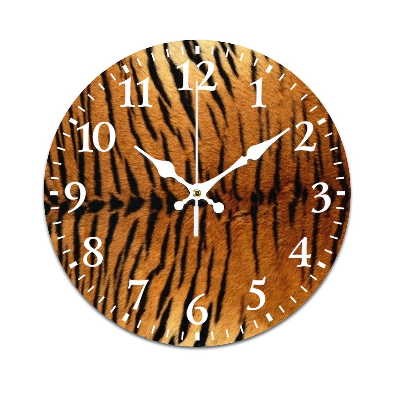 Tiger Skin Texture Wall Clock Modern Design Clocks Wall Hanging Home ...