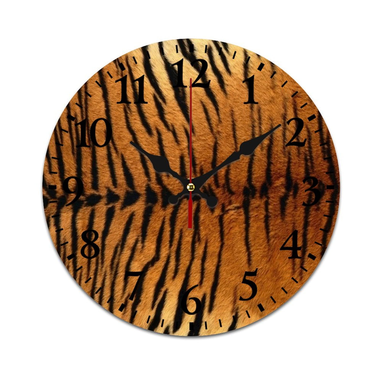 Tiger Skin Texture Wall Clock Modern Design Clocks Wall Hanging Home ...