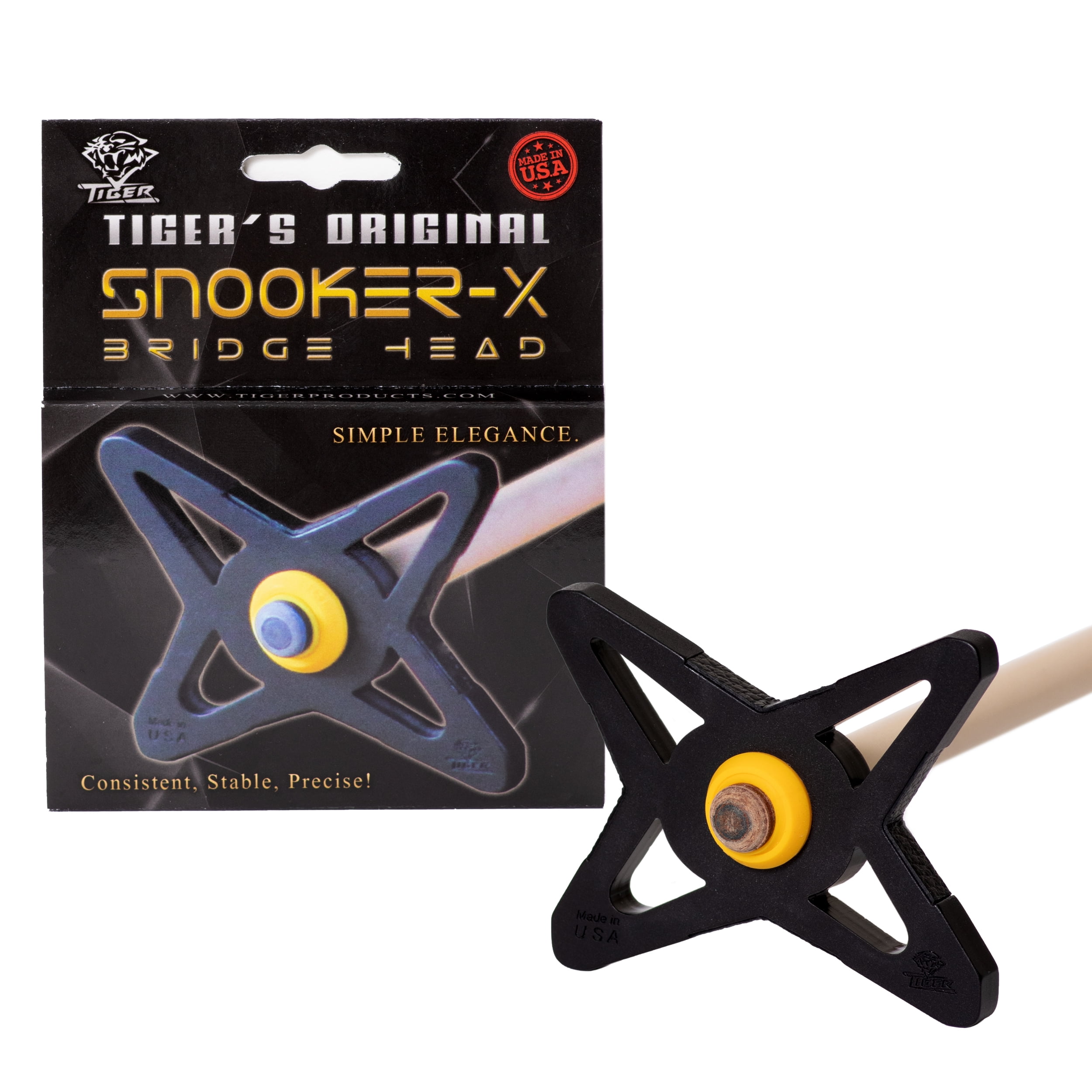 Tiger Snooker-X Pool Cue Billiard Bridge Head - Walmart.com