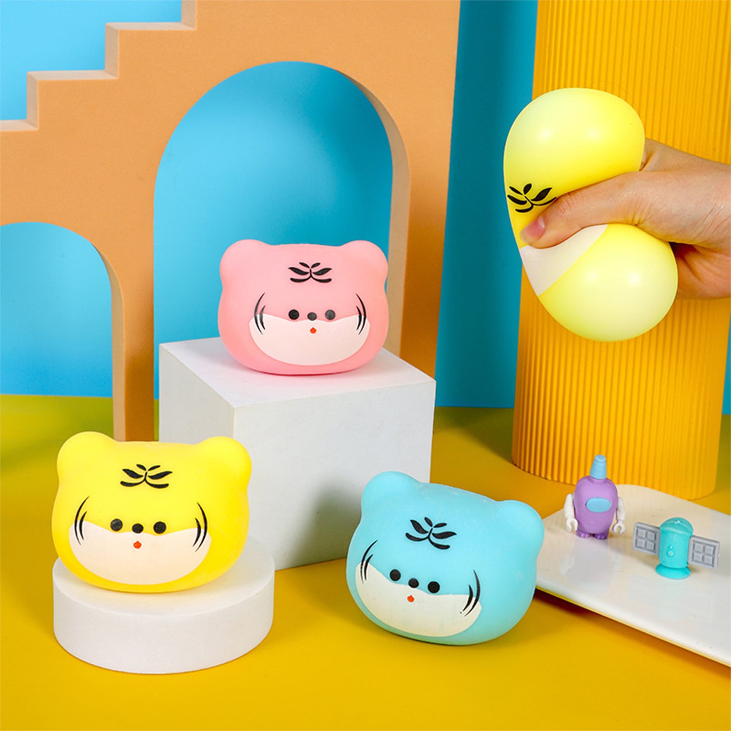 Tiger Stress Balls for Kids and Adults - Squishy Fidget Toys - Walmart.com