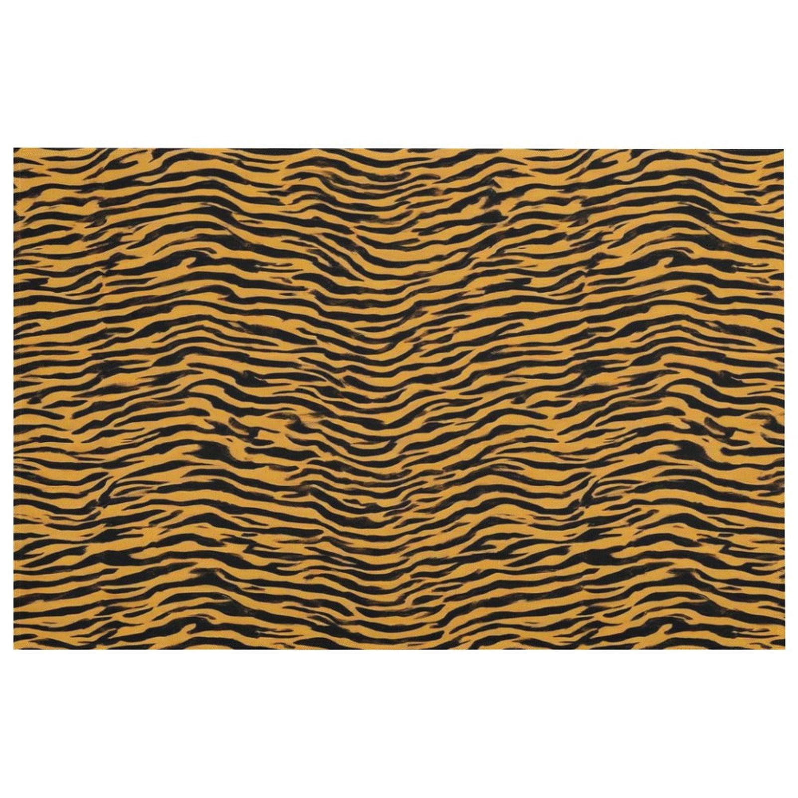 Tiger Stripe Pattern Adult Home Decor Bedroom Living Room Crystal ...