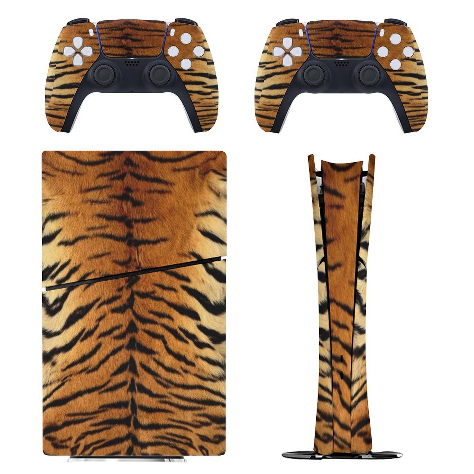 Tiger Stripes PS5/PS5 Slim Digital Disc Skin Sticker For Console And ...