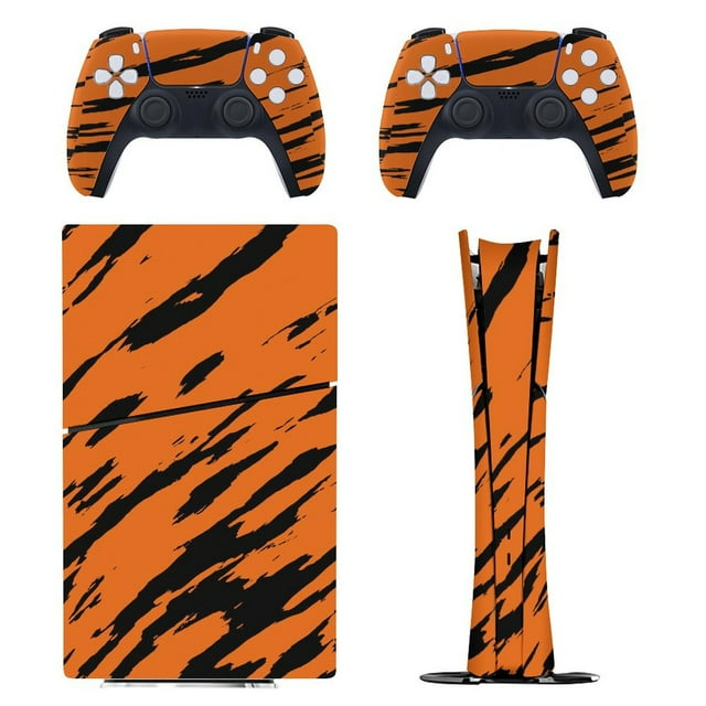 Tiger Stripes Pattern PS5/PS5 Pro/PS5 Slim Digital Disc Skin Sticker ...