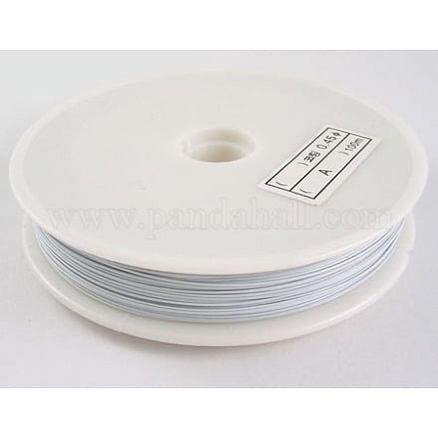 Tiger Tail Wire Nylon-coated Stainless Steel Wire White 0.45mm about ...