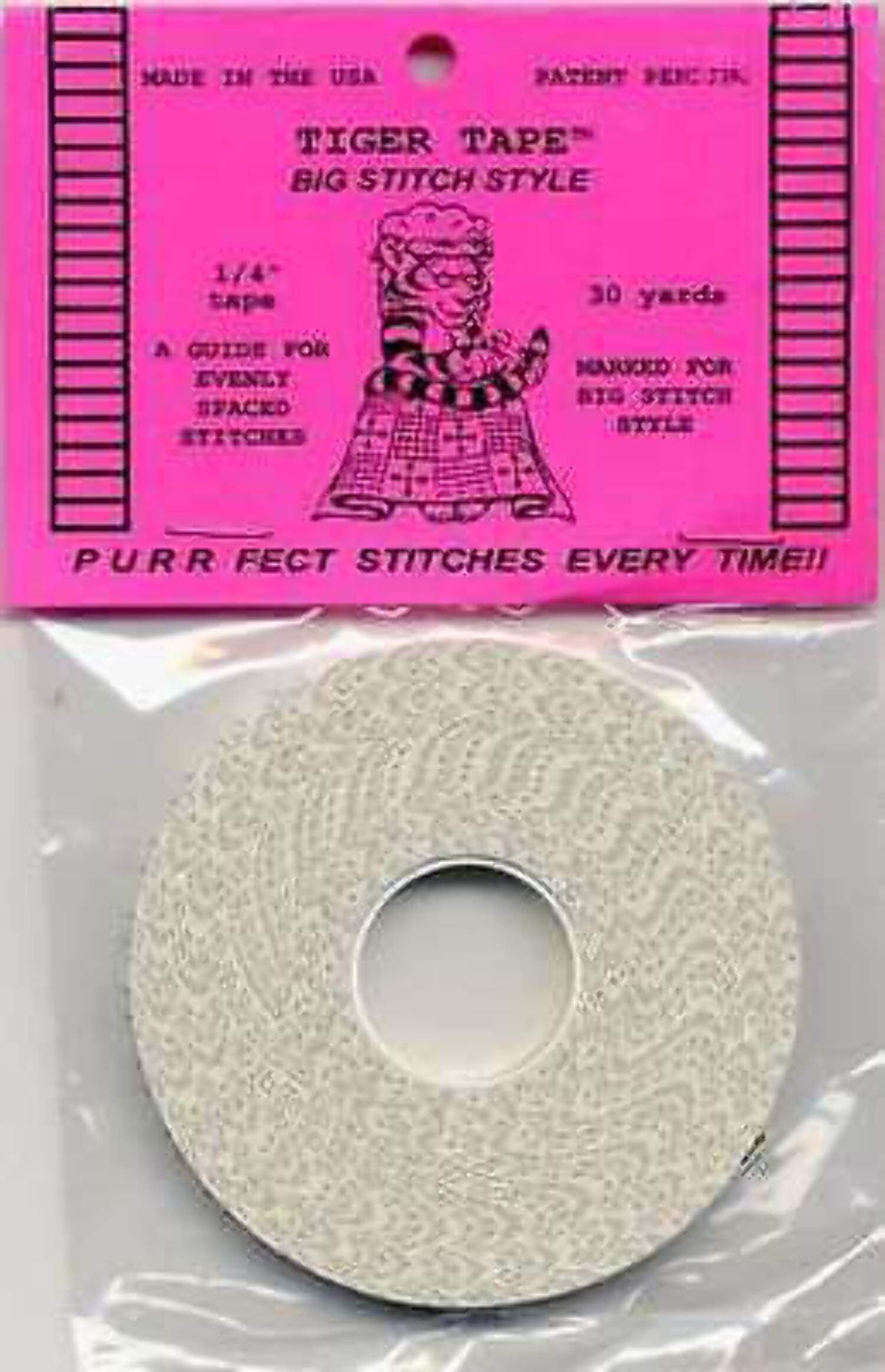 Tiger Tape Quilter's Big Stitch Stitching Guide Tape 30 Yards - Walmart ...