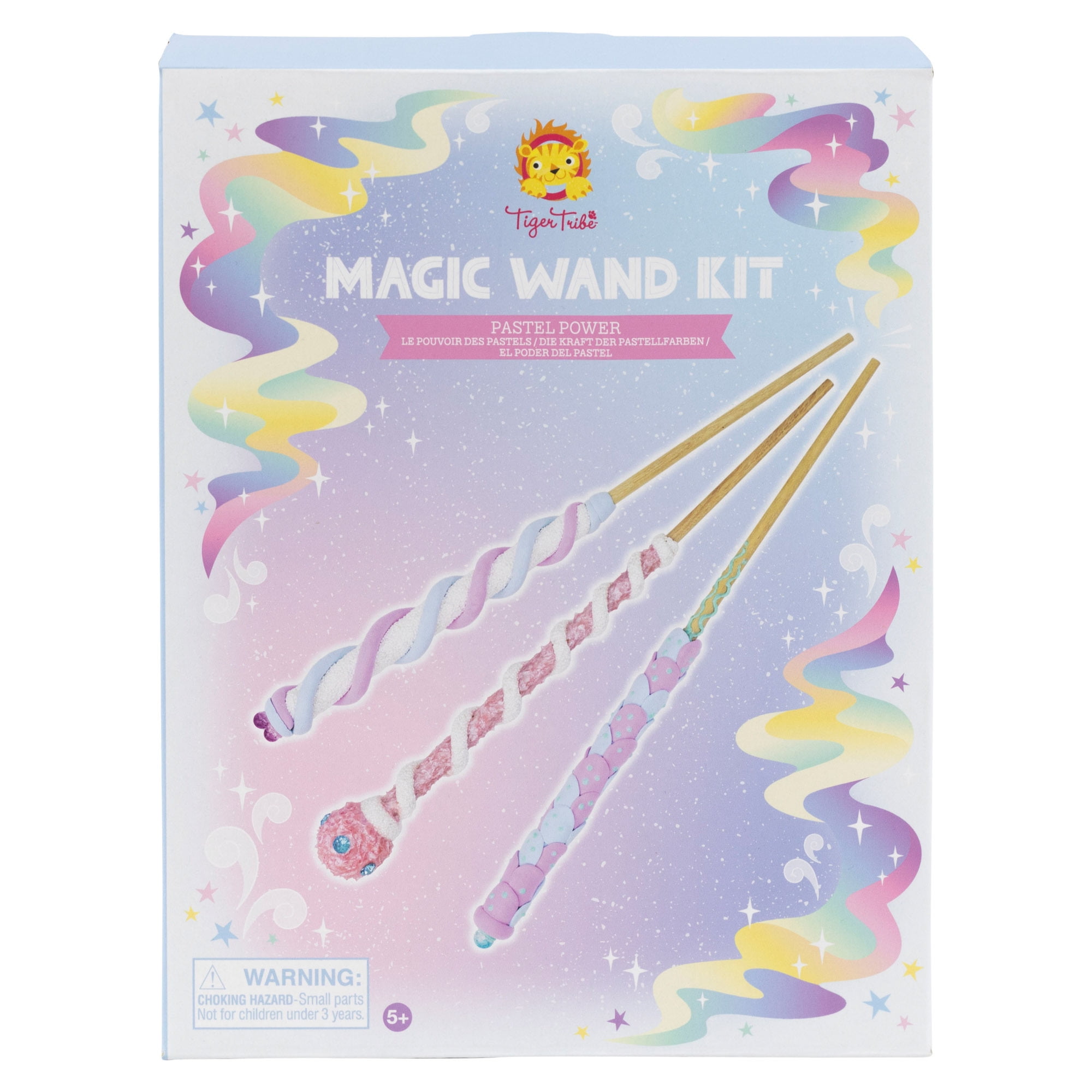 Tiger Tribe: Magic Wand Kit - Pastel Power - Create 3 Sparkling Jewel ...