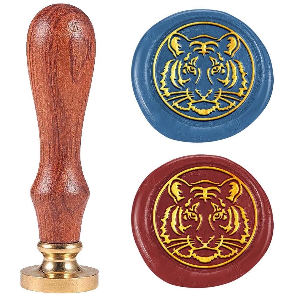 Tiger Wax Seal Stamp Letter Sealing Wax Stamp Embossed Seal 1 ...