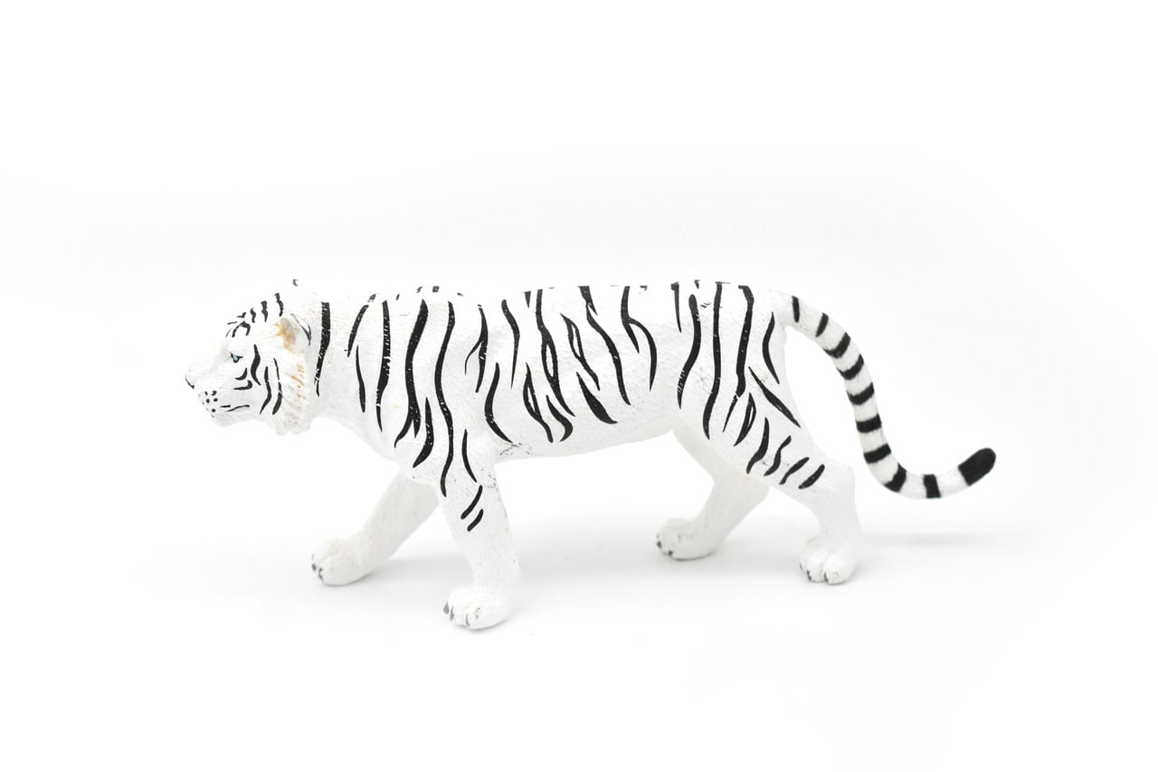 Tiger, White, Realistic Toy Model Plastic Replica Animal, Kids ...