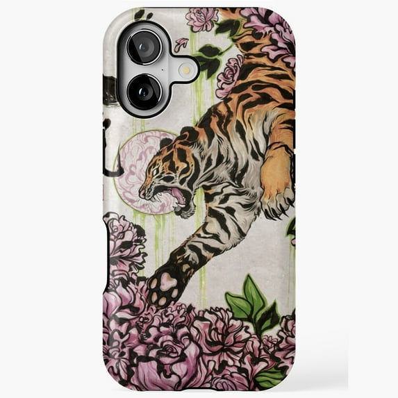 Tiger Wild Jungle Animal Art Design Pattern for iPhone 17 through 11 ...