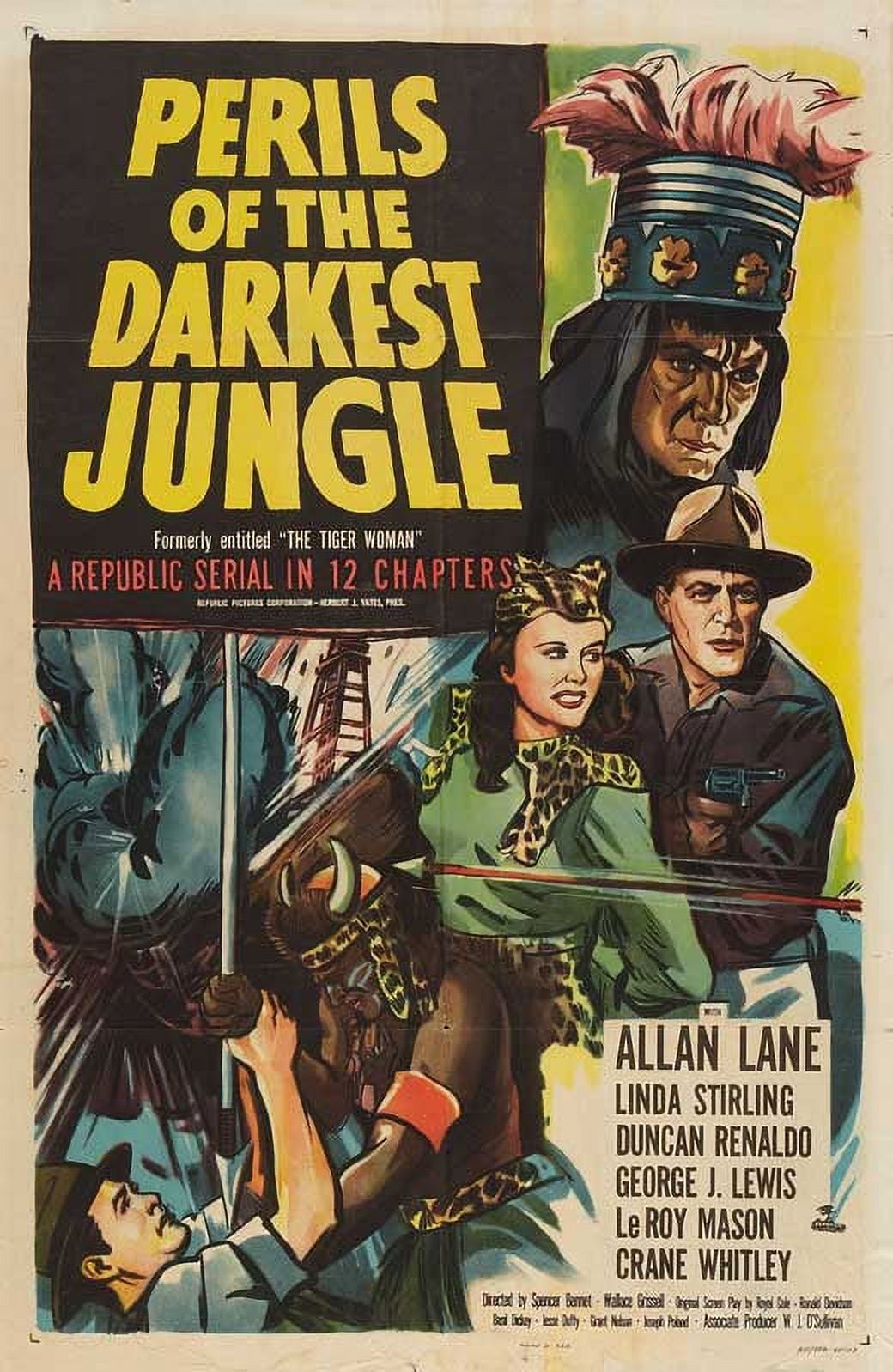 The Tiger Woman Poster Movie C 27 x 40 Inches - 69cm x 102cm Allan Lane ...