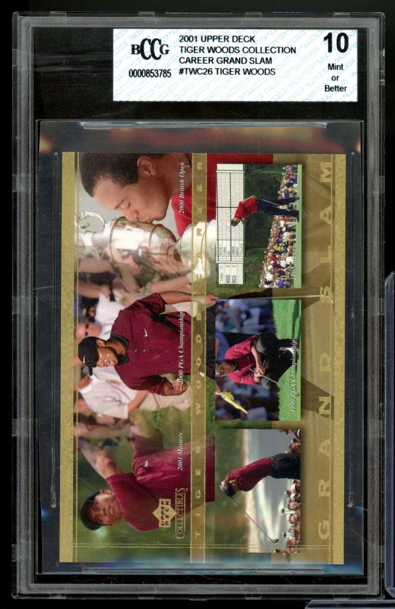 Tiger Woods Rookie 2001 Upper Deck Tiger Woods Collection #TWC26 BGS ...