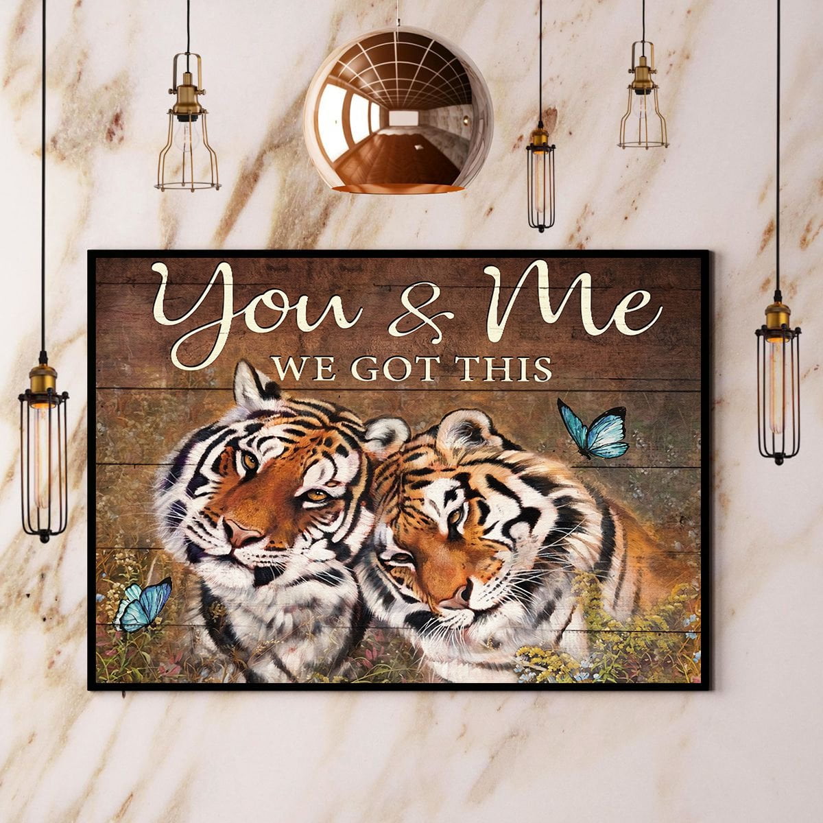 Tiger You & Me We Got This Paper Poster No Frame Matte Wall Art Decor ...
