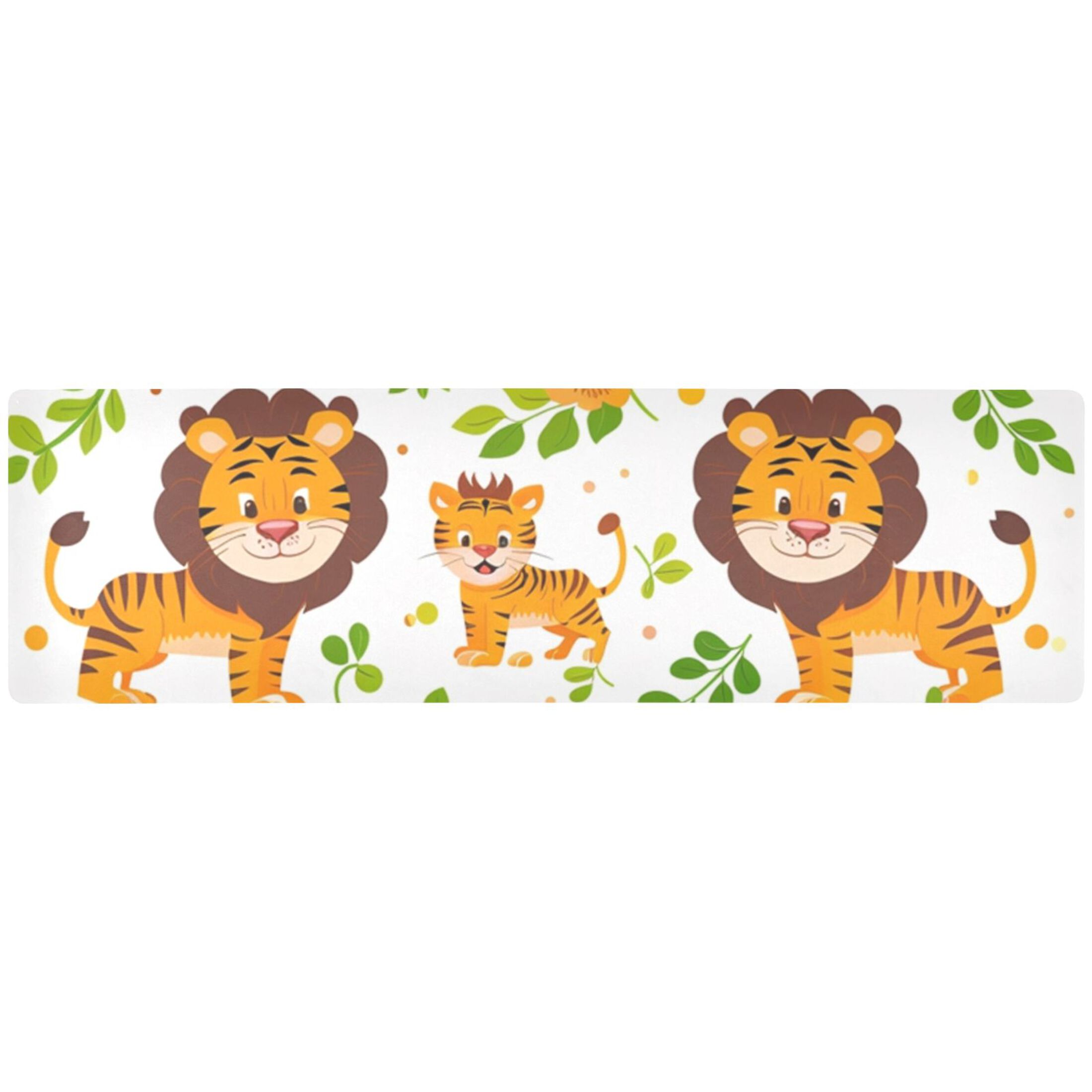 Tiger and Lion Trivets Hot Pad Rectangle Pots Holder Kitchen Pans Mat ...