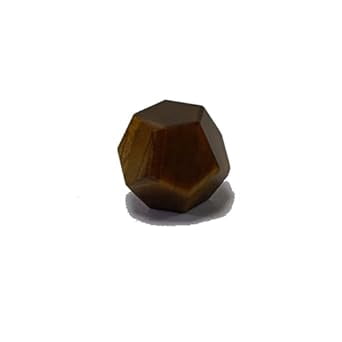 Tiger eye Dodecahedron Gemstone Original Crystal Natural Authentic Good ...