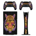 Tiger in Glass PS5/PS5 Slim Digital Disc Skin Sticker For Console And ...