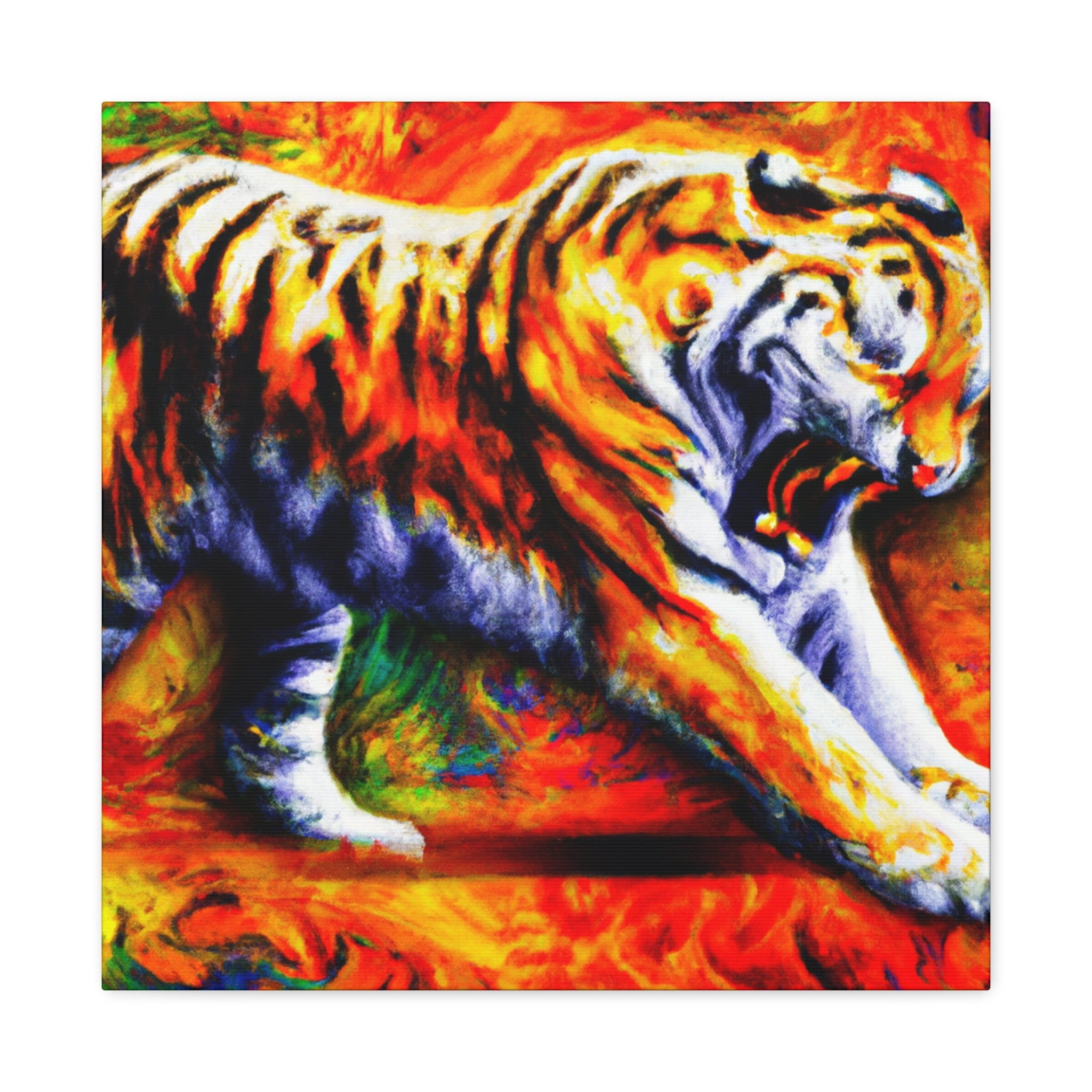 "Tiger in Twilight Dream" - Canvas - Walmart.com