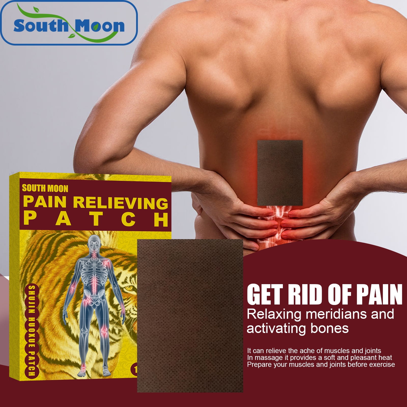 Tiger plaster to relax the meridians and activate the collaterals to ...