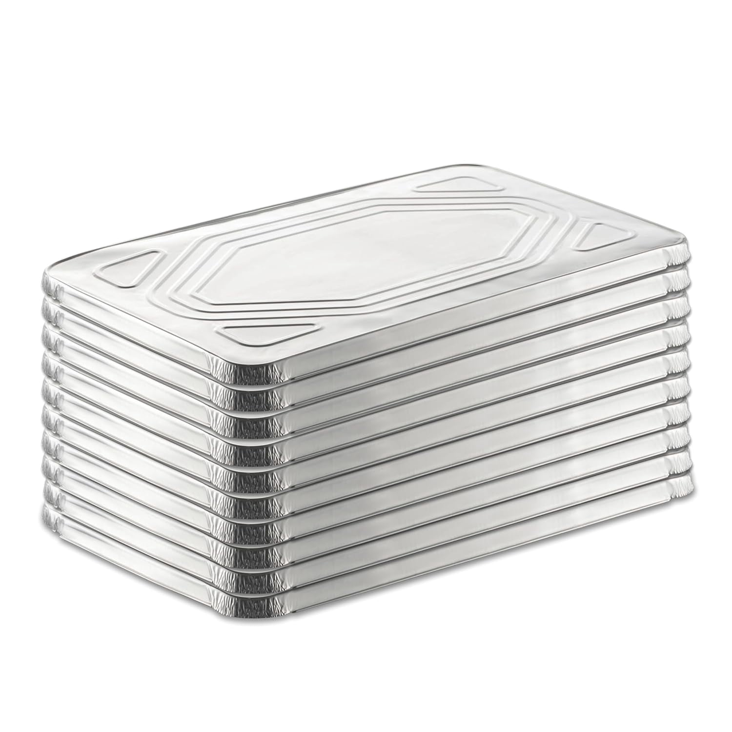 TigerChef TC-20441 Aluminum Foil Lids for Full Size Steam Table Pans ...
