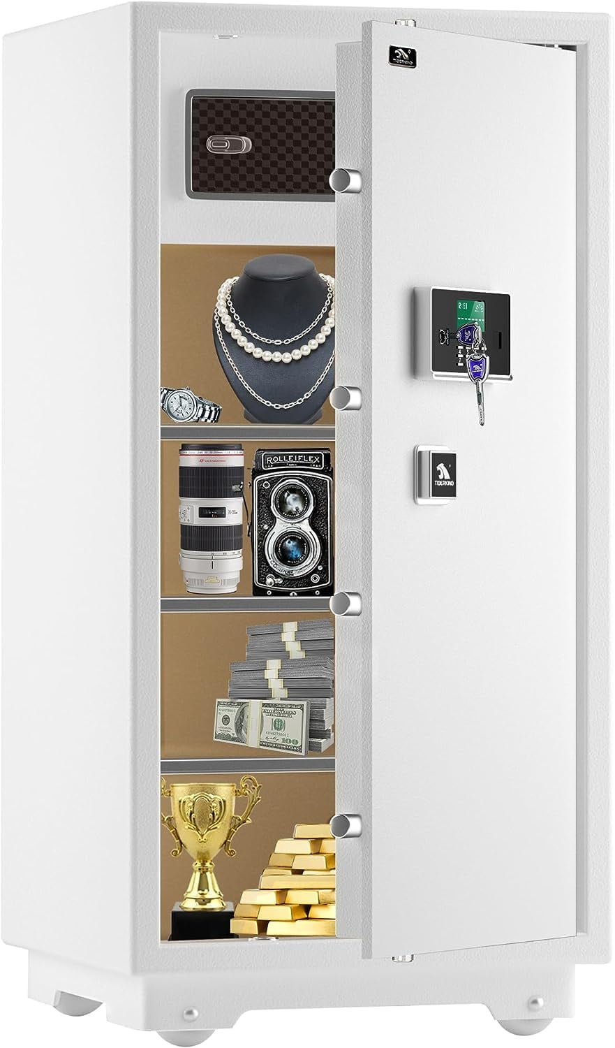 TIGERKING Extra Large Heavy Duty Safe Box, 180lbs, 11.5 Cubic Feet ...