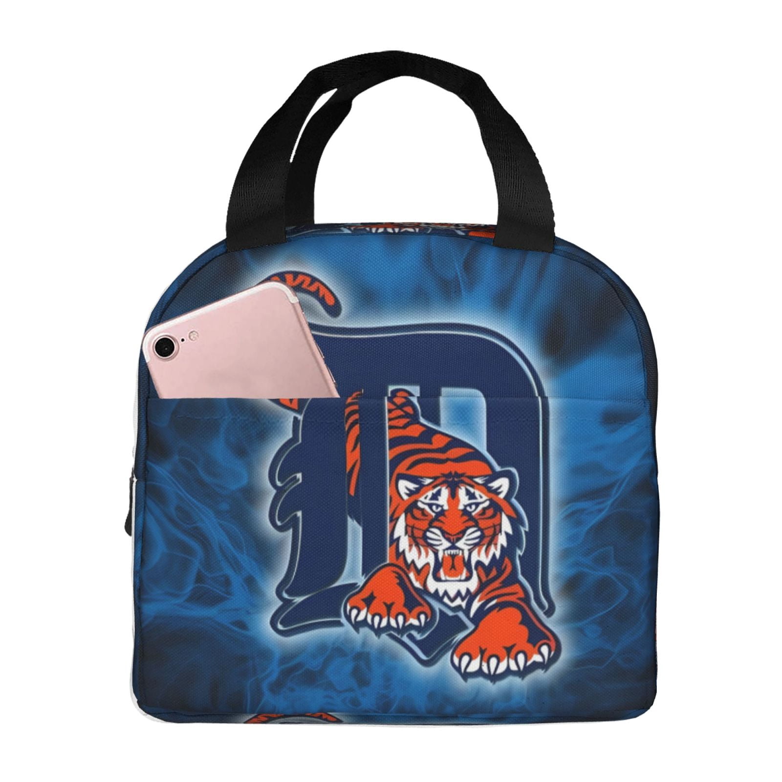 Tigers Baseball Team Campus Insulated Lunch Bag, Leak-Proof Lunch Box ...
