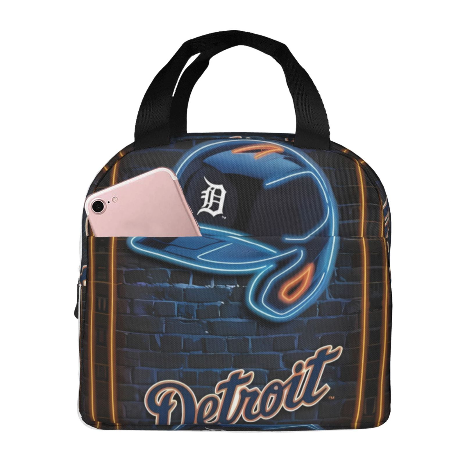 Tigers Baseball Team Campus Insulated Lunch Bag, Leak-Proof Lunch Box ...